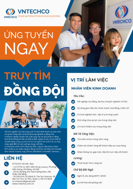 Tuyển Dụng – VNTECHCO